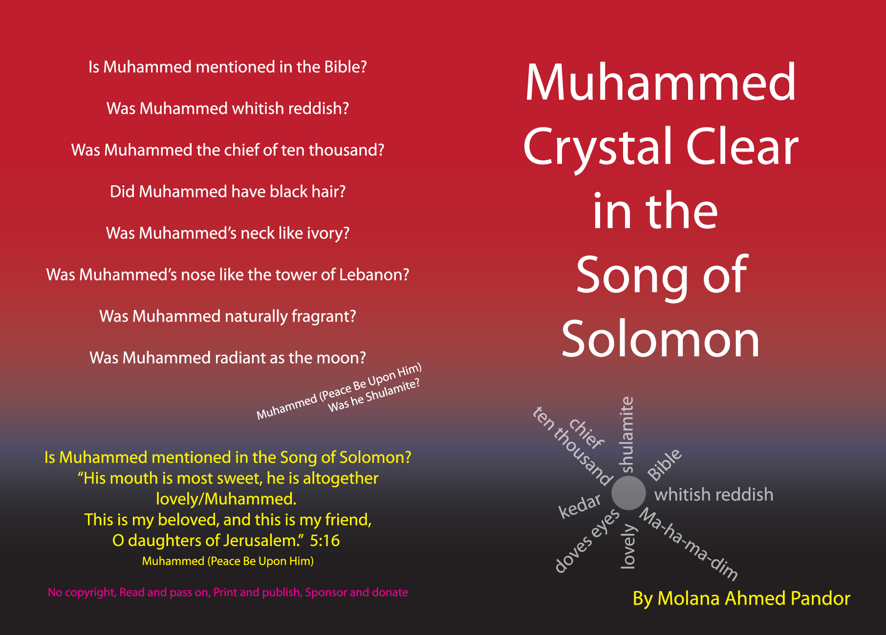 Muhammad Crystal Clear in the Song of Solomon | Calling Christians
